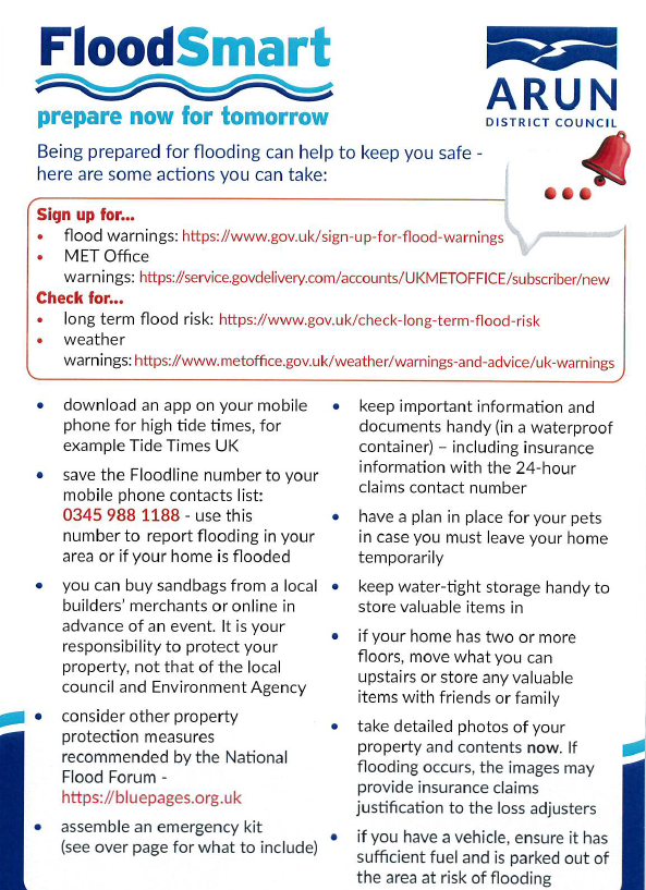 FloodSmart (prepare now for tomorrow) - Angmering Parish Council
